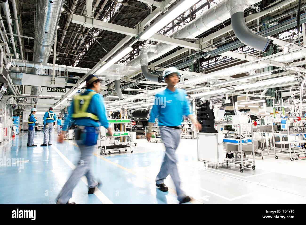 JULY 6, 2018 - File Photo - Toyota employees work in a manufacturing ...