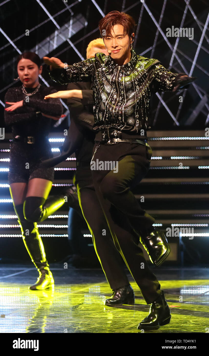 12th June, 2019. S. Korean singer U-Know Yunho U-Know Yunho, a member ...