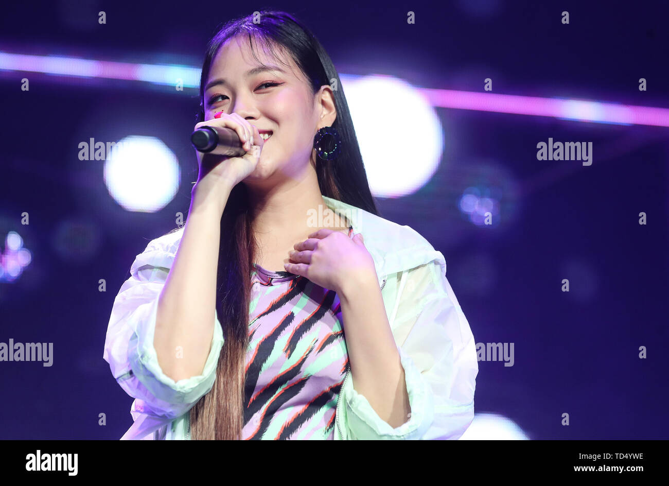 S. Korean singer Bibi South Korean singer Bibi performs during a ...