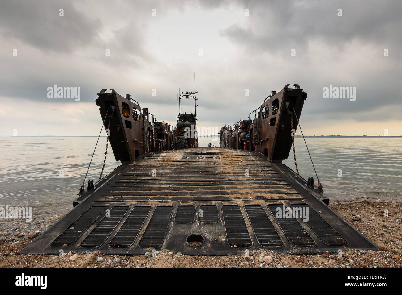 Landing craft ramp hi-res stock photography and images - Alamy