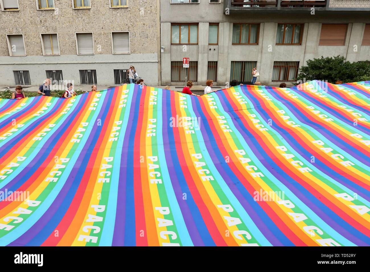 PRESIDIUM IN PREFECTURE FOR MIMMO LUCANO (MASSIMO ALBERICO/Fotogramma ...