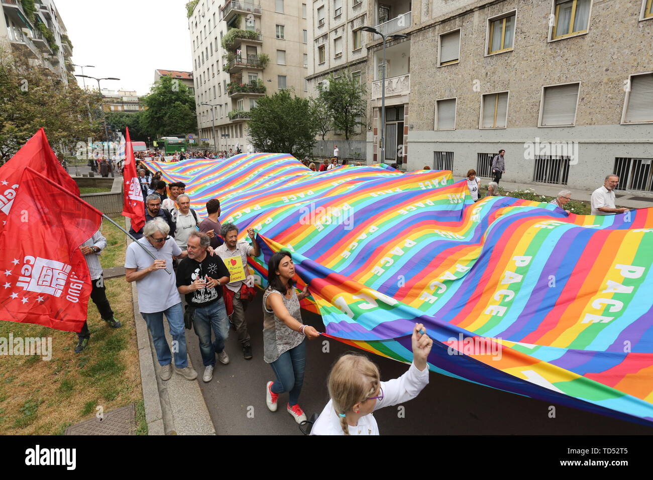PRESIDIUM IN PREFECTURE FOR MIMMO LUCANO (MASSIMO ALBERICO/Fotogramma ...