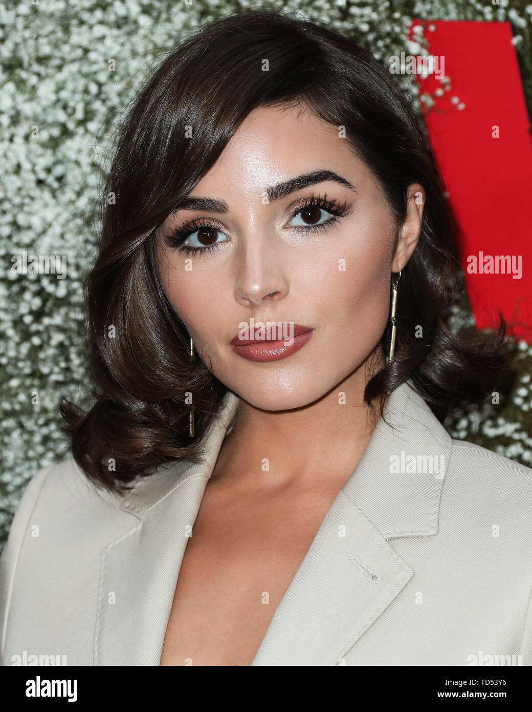 WEST HOLLYWOOD, LOS ANGELES, CALIFORNIA, USA - JUNE 11: Model Olivia ...