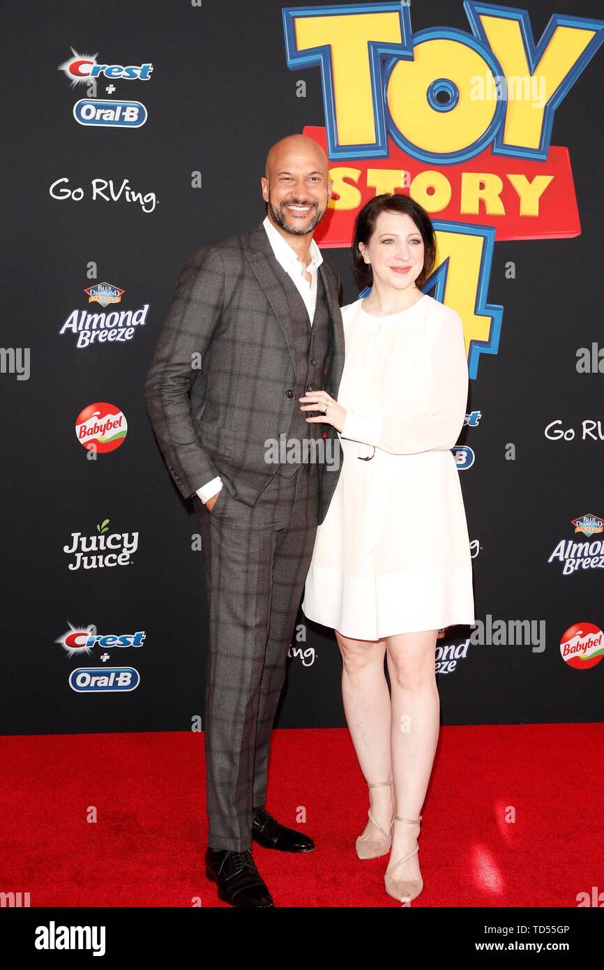 Los Angeles, CA, USA. 11th June, 2019. Keegan-Michael Key, Elisa Key at ...