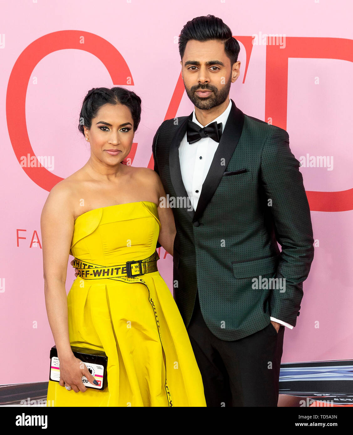 New York, NY - June 03, 2019: Beena Patel and Hasan Minhaj attend 2019 ...