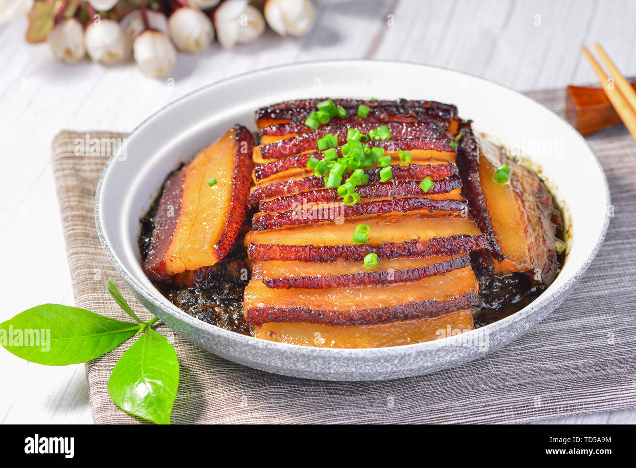 Sichuan cuisine buttoned meat HD picture Stock Photo - Alamy