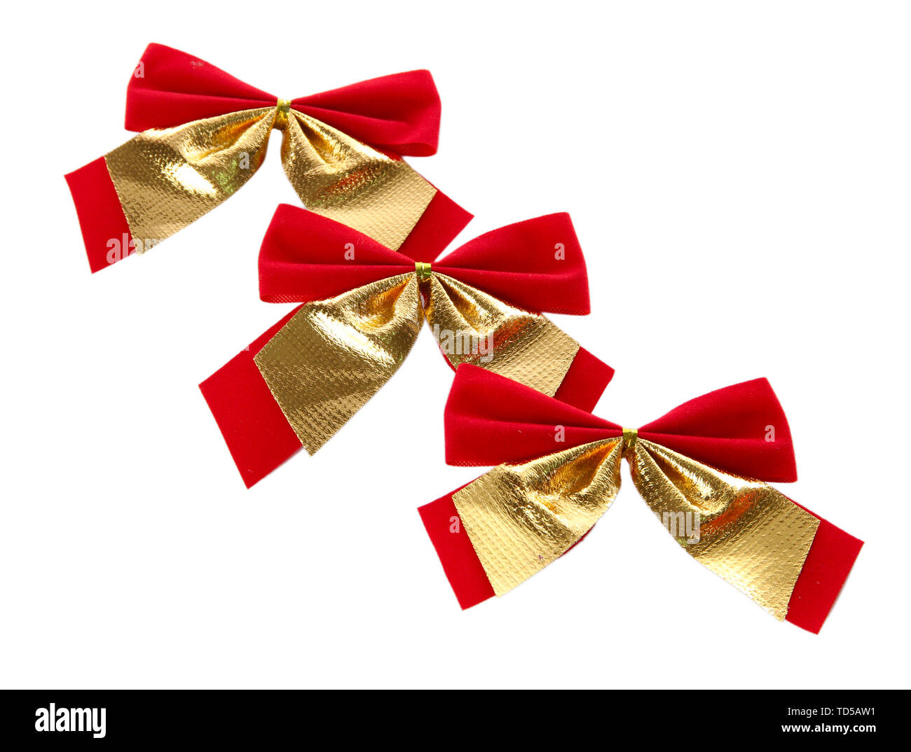 Various bows isolated on white Stock Photo - Alamy
