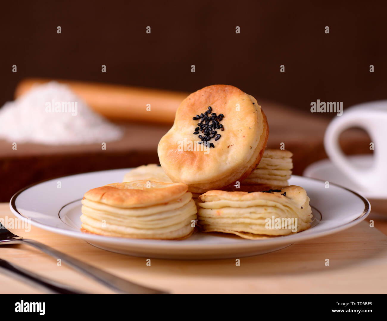 Bread cake dessert Stock Photo - Alamy