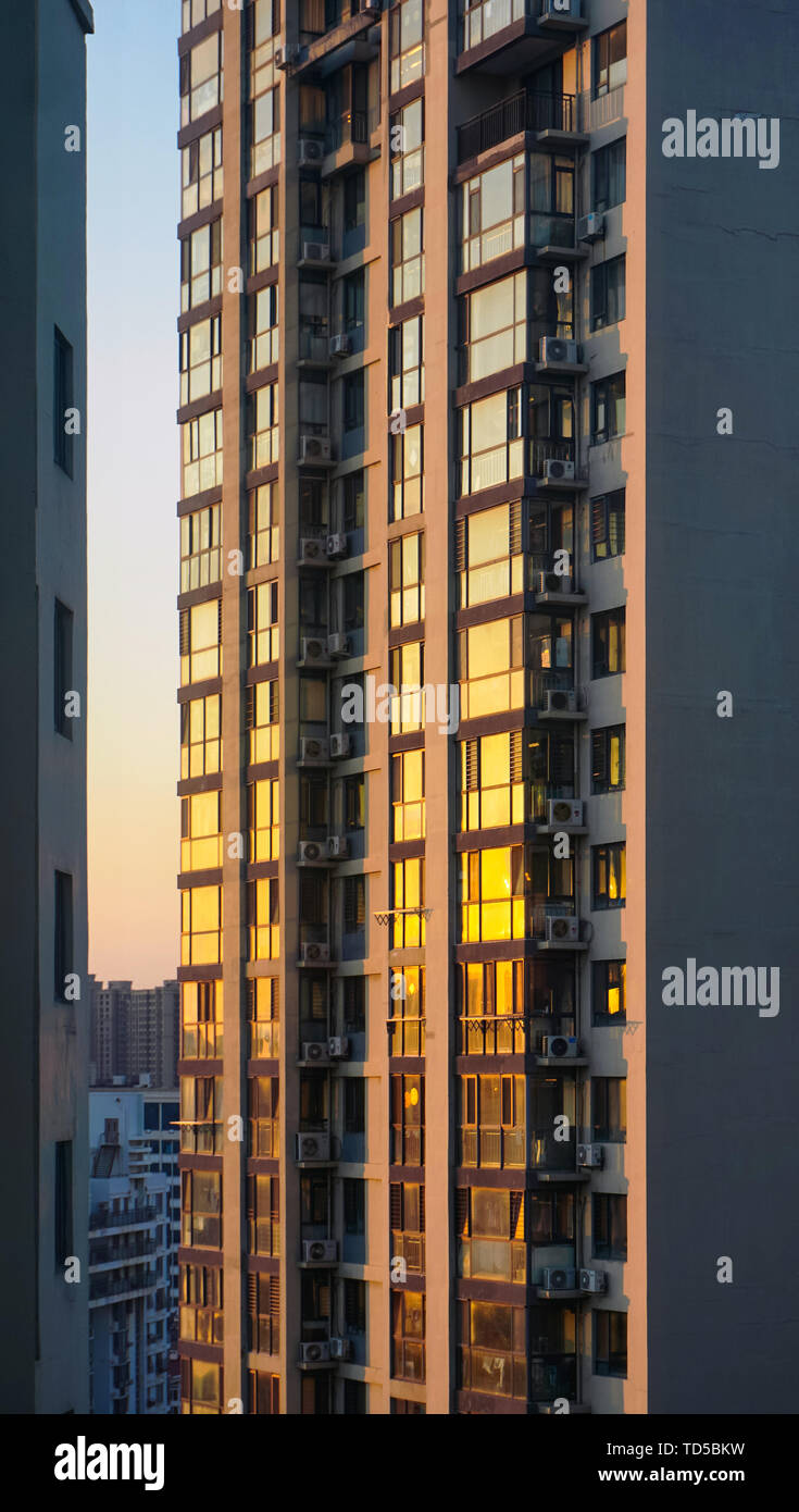 Architecture at sunset Stock Photo - Alamy