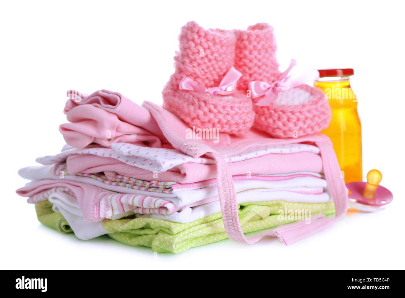 Baby bottle clothes on Cut Out Stock Images & Pictures - Alamy