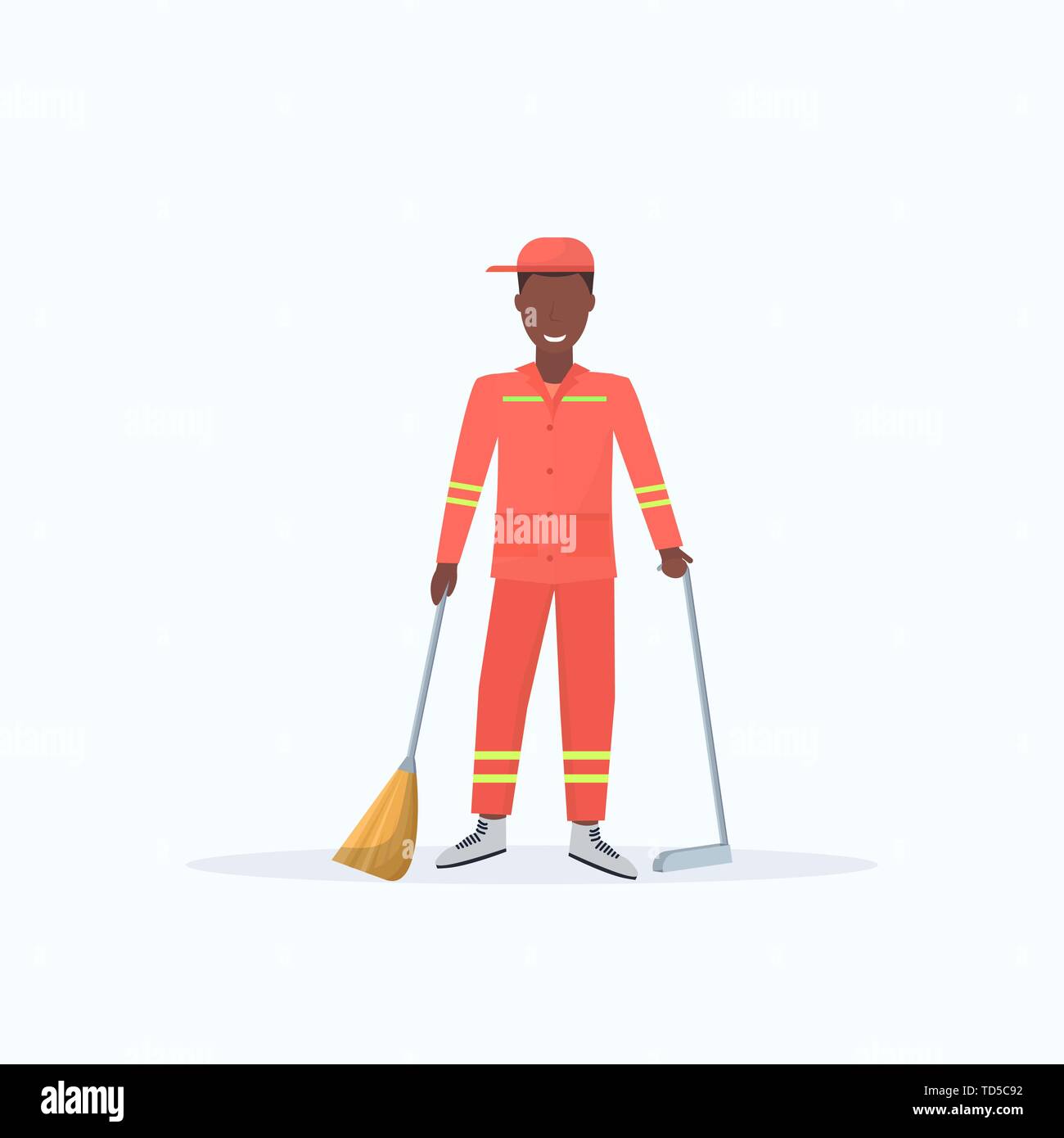Street sweeping Stock Vector Images - Alamy