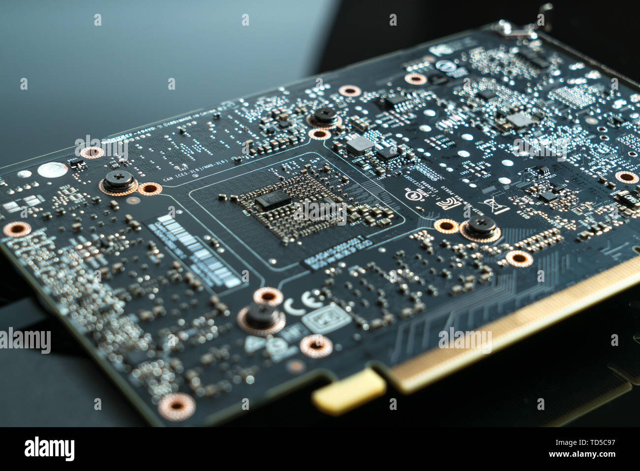 Circuit board and chip Stock Photo - Alamy
