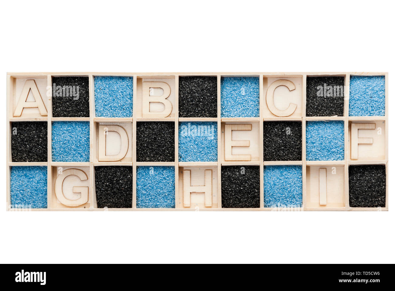 Empty compartments box hi-res stock photography and images - Alamy