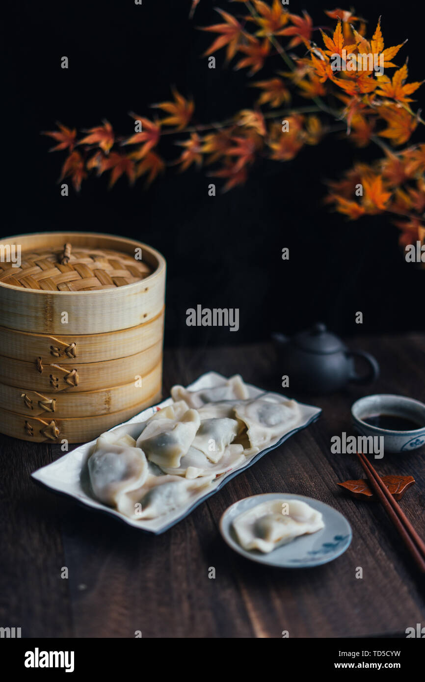Delicious dumplings for the winter solstice Stock Photo - Alamy