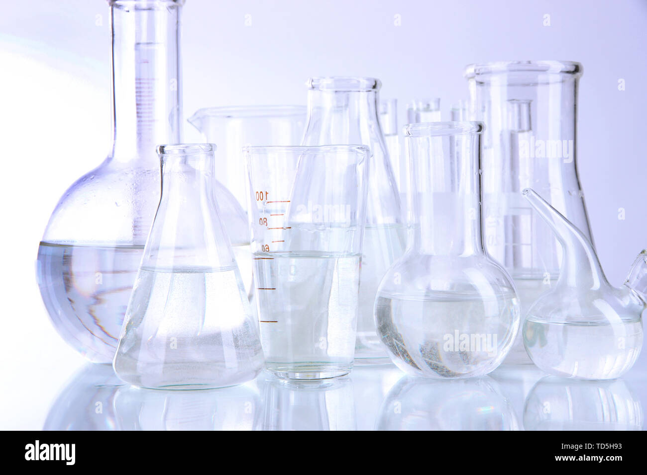 Test tubes isolated on white Stock Photo - Alamy