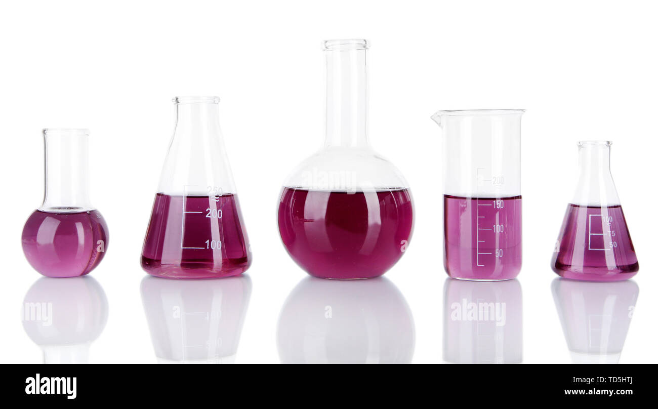 Purple solution beaker experiment hi-res stock photography and images ...
