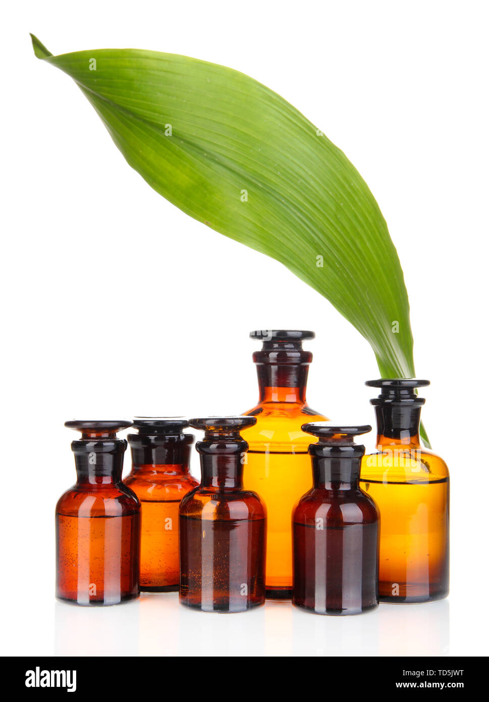 Medicine bottles isolated on white Stock Photo - Alamy