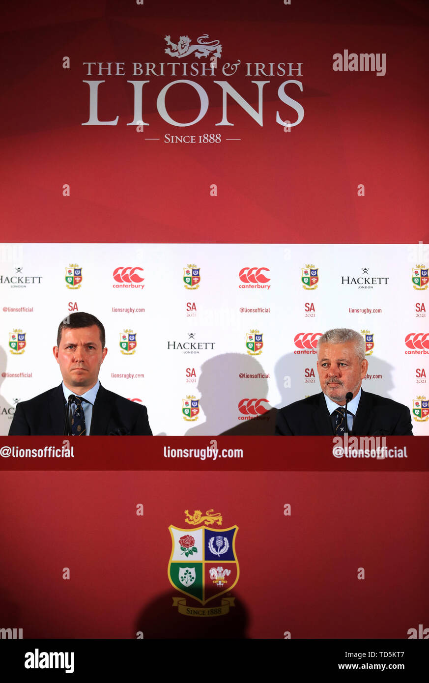 Irish lions managing director ben calveley hi-res stock photography and ...