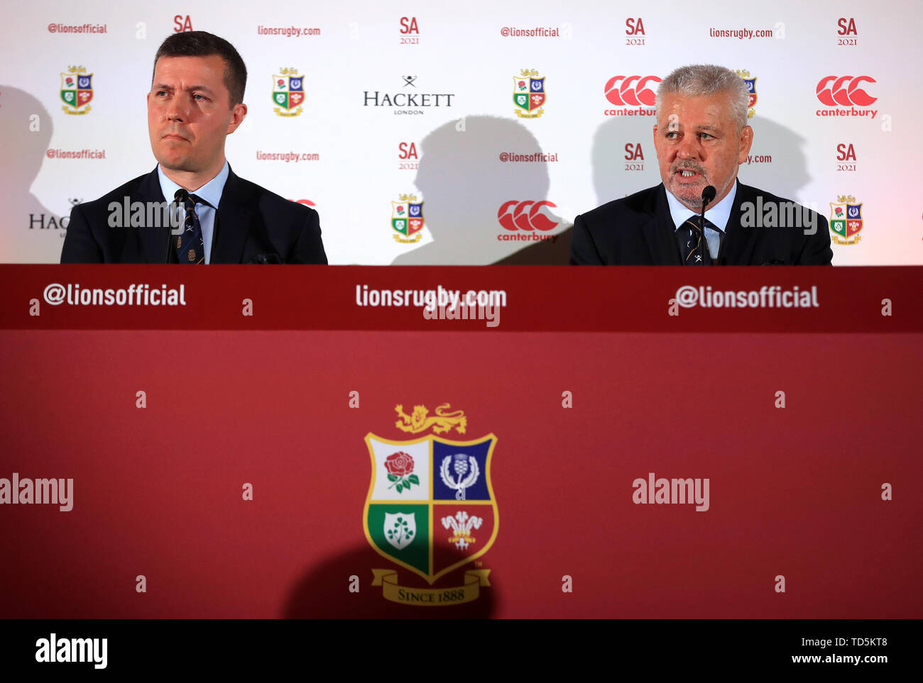 Irish lions managing director ben calveley hi-res stock photography and ...