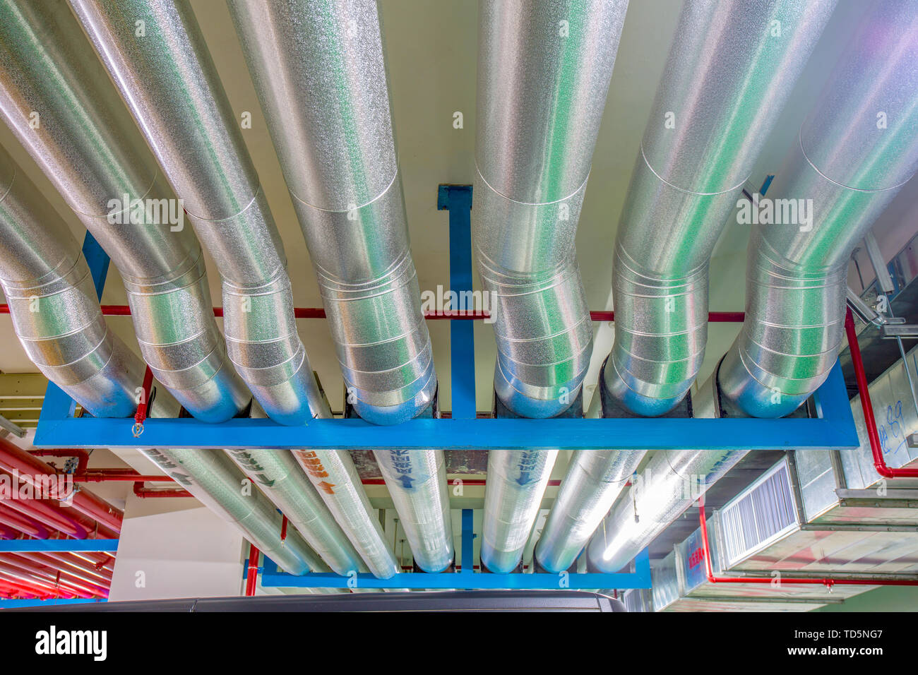 Integrated piping arrangement Stock Photo - Alamy