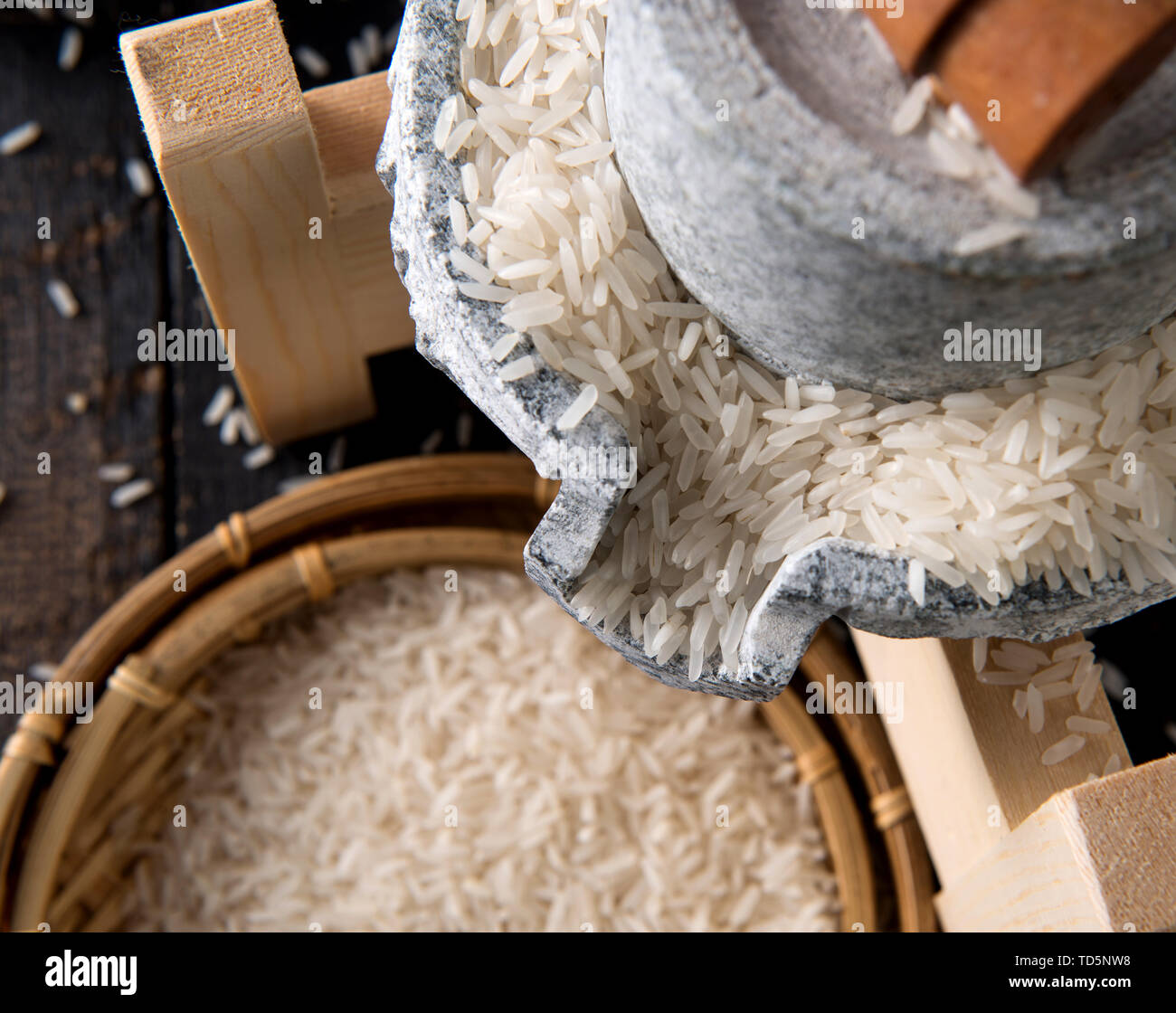 Northeast long grain fragrance of rice Stock Photo - Alamy