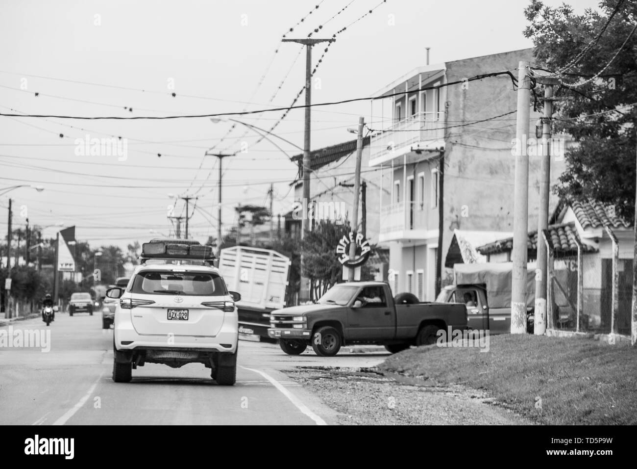 South America, Argentina, motorcade, mist, clouds, roads, roads, cactus ...
