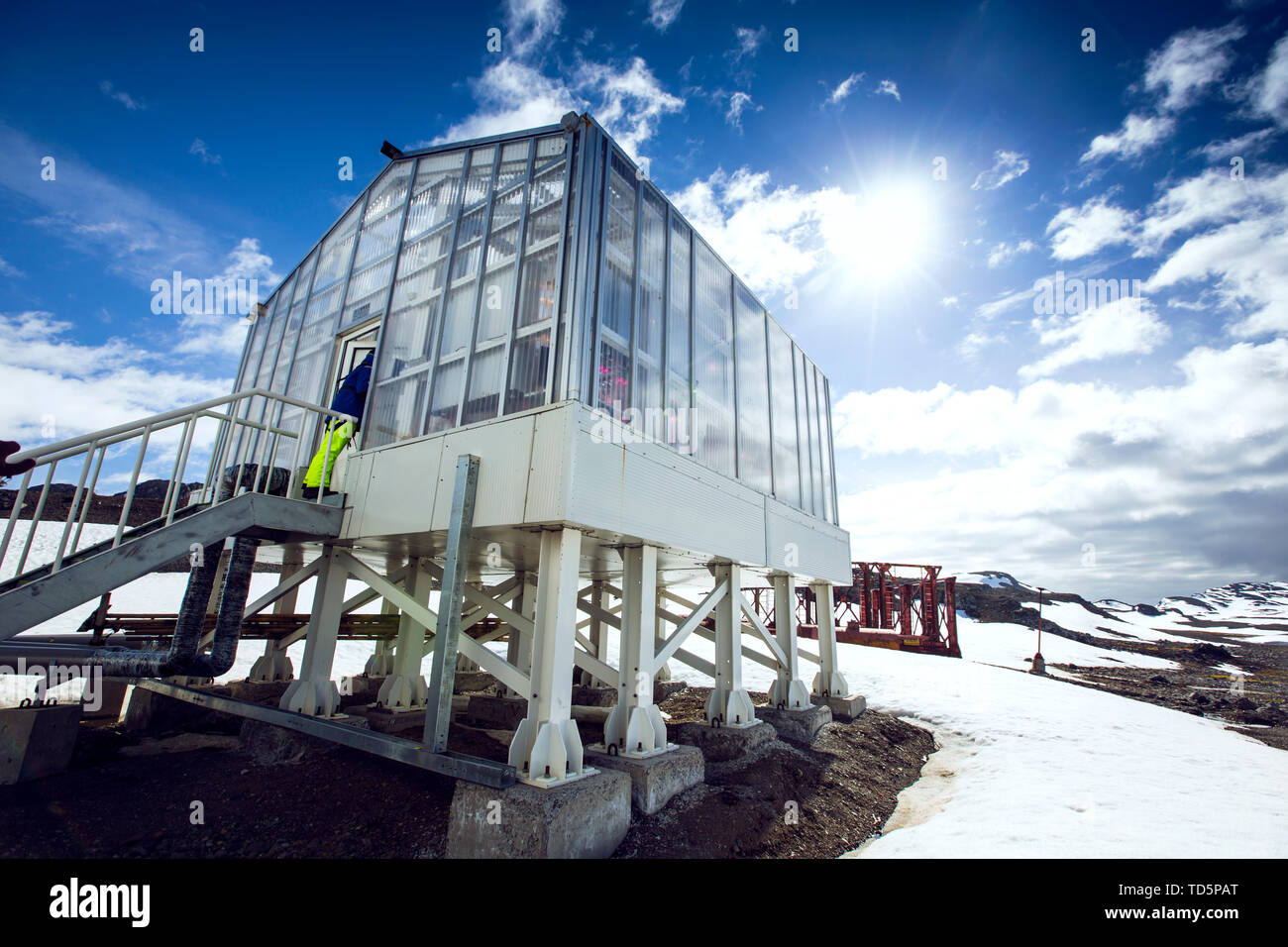 Antarctica, science station, Great Wall station, road signs, signs ...