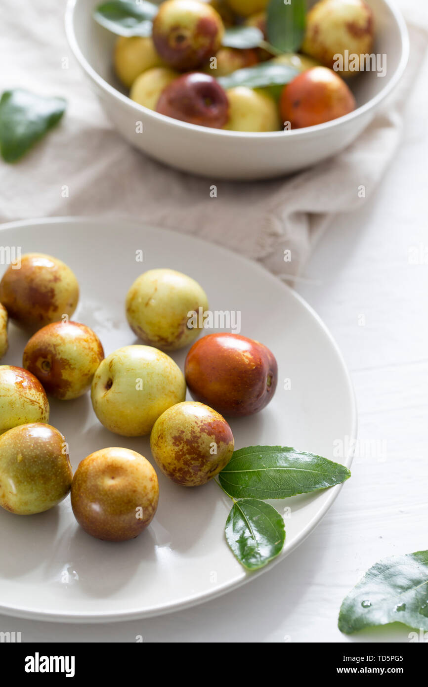 Fresh jujube hi-res stock photography and images - Alamy