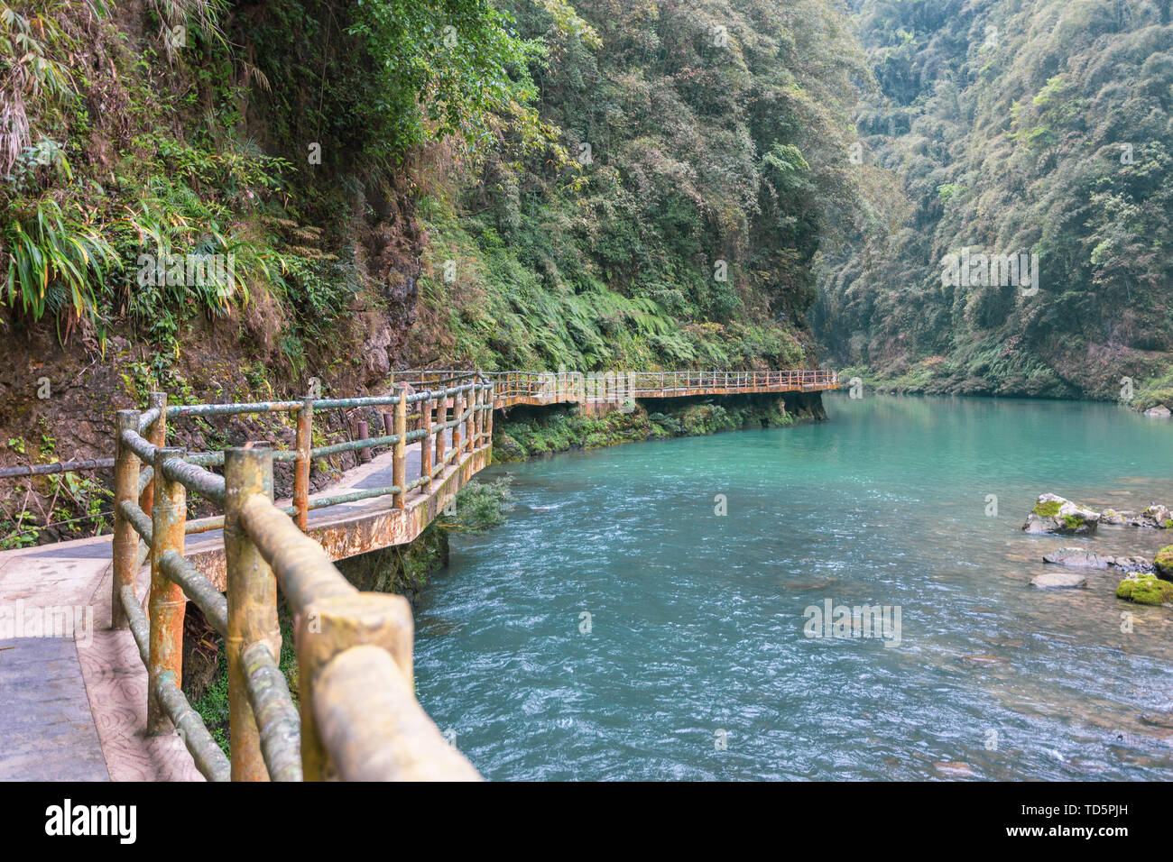 Pengshui Ai River Scenic Area Stock Photo - Alamy