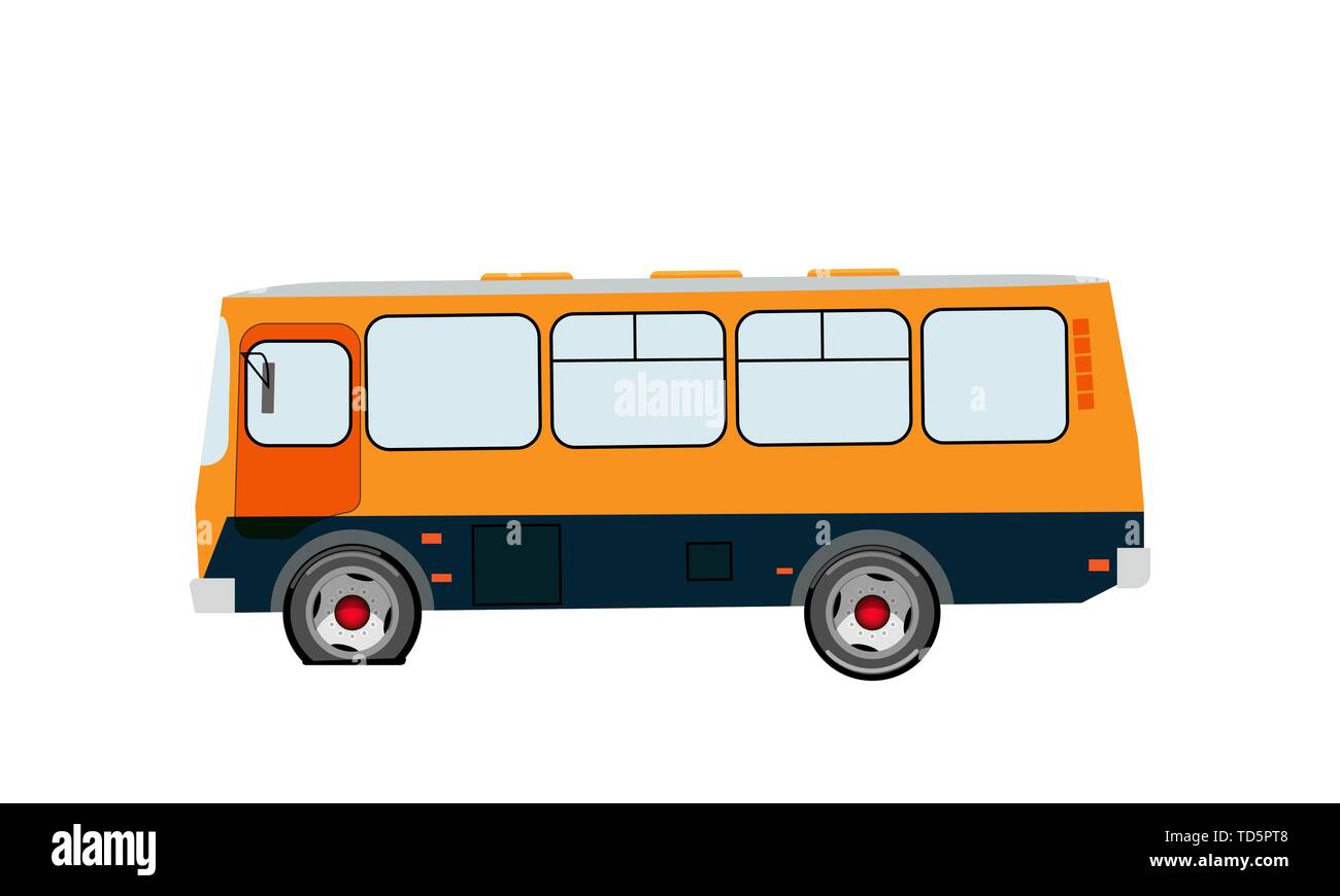Public bus accident Stock Vector Images - Alamy