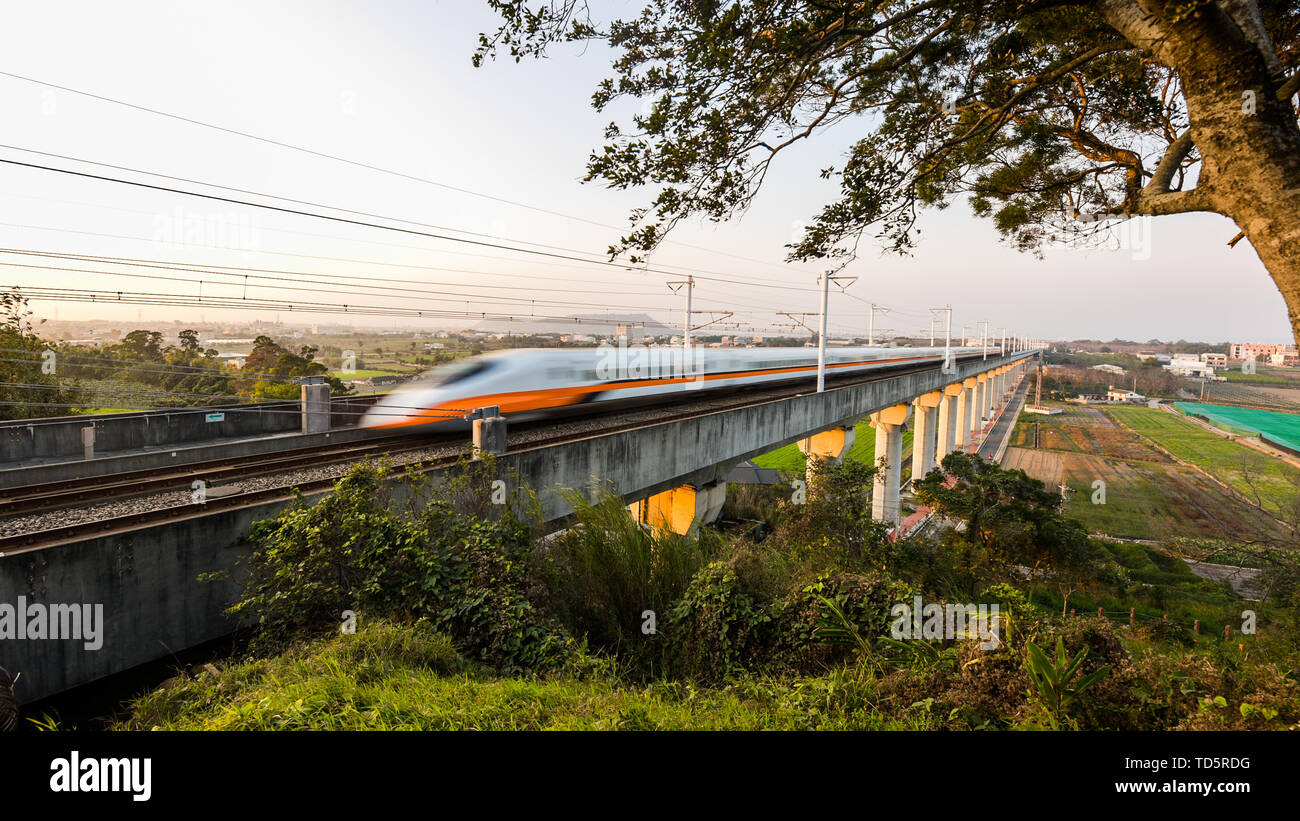 Taiwan high-speed rail Stock Photo - Alamy