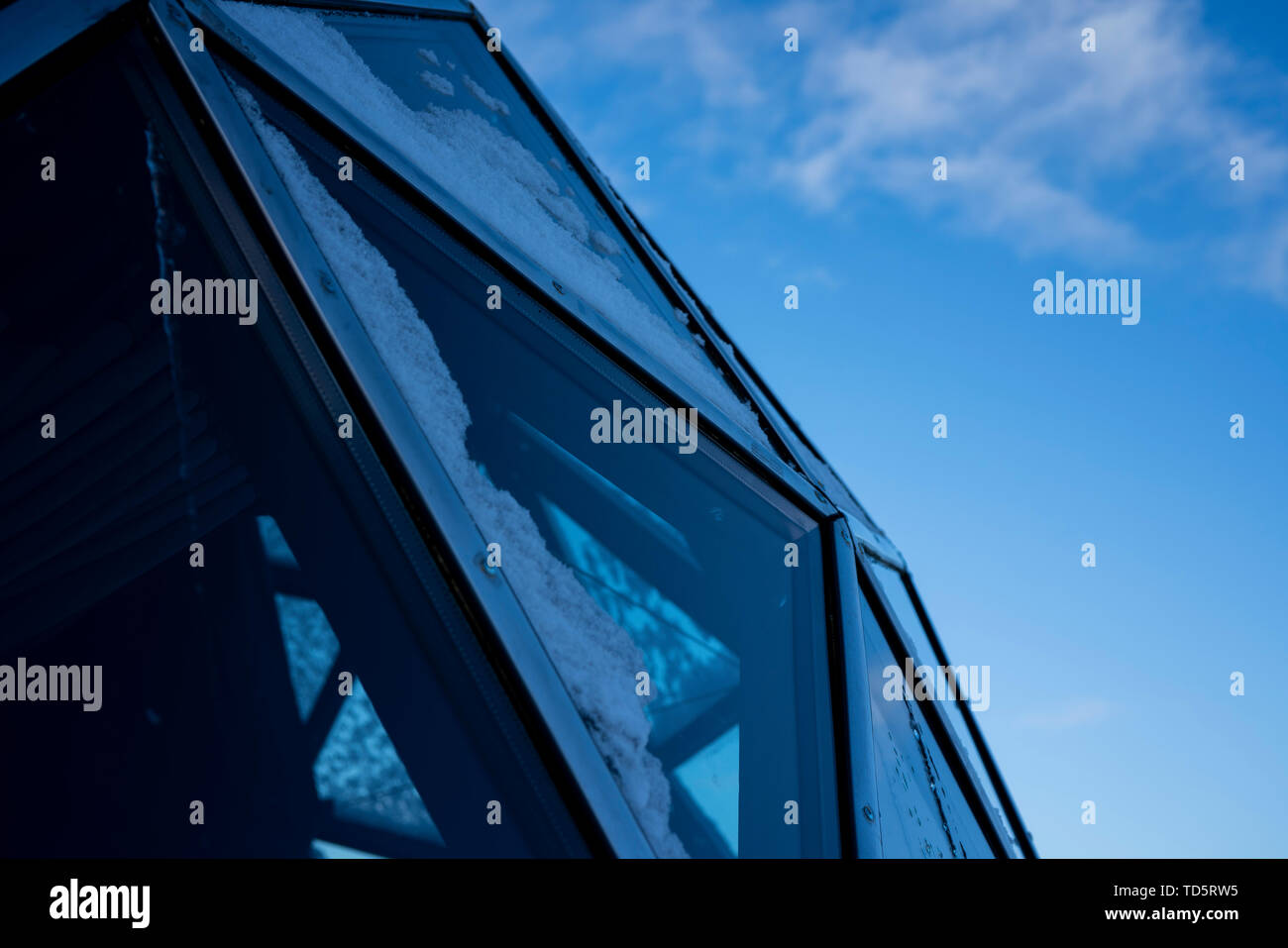 Triangle glass building hi-res stock photography and images - Alamy