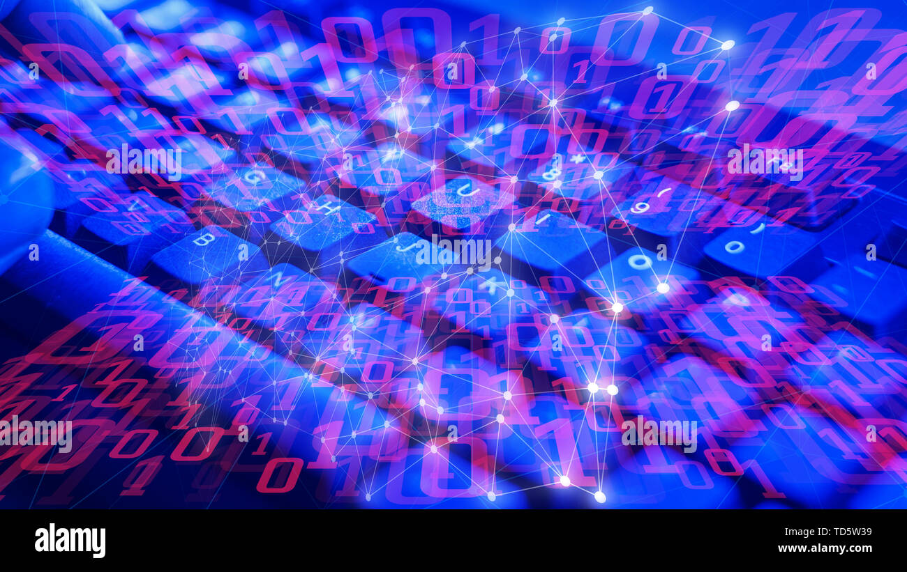 Artificial Intelligence Computer Algorithm Abstract Shapes Connections