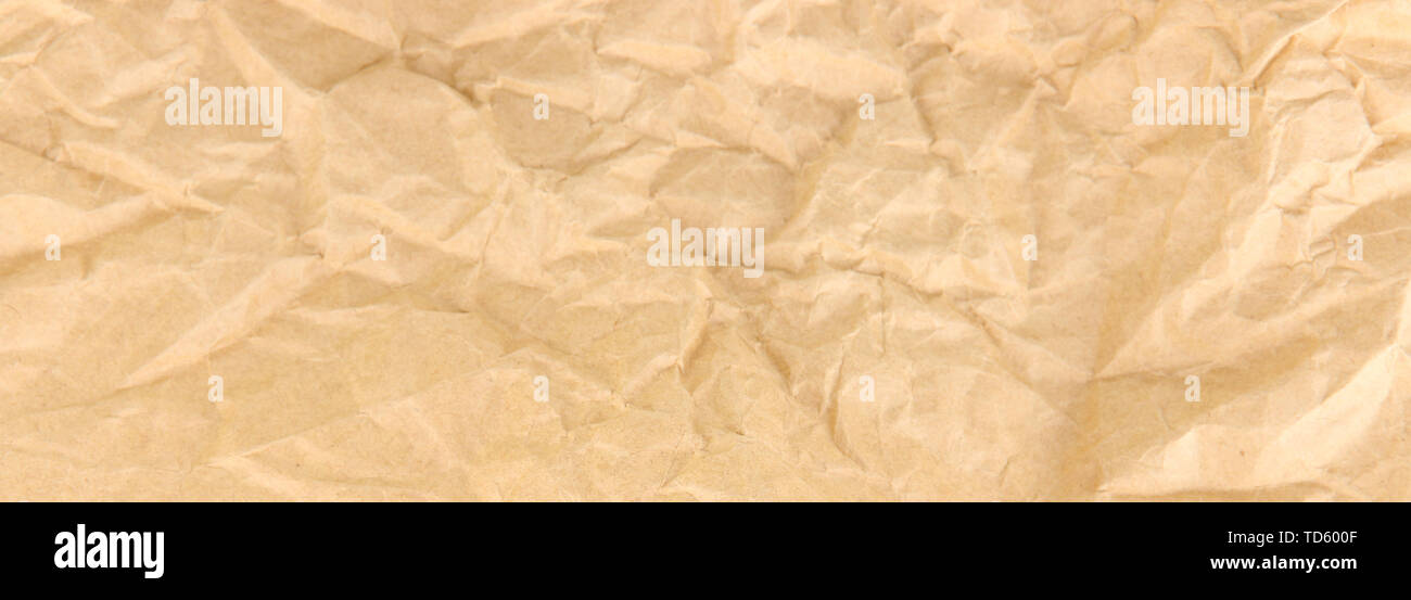 Old sheet of crumpled paper close-up isolated on white Stock Photo - Alamy