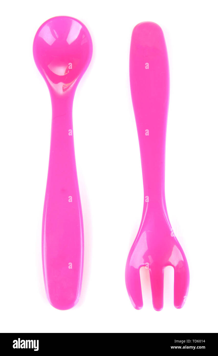 Pink fork Cut Out Stock Images & Pictures - Alamy