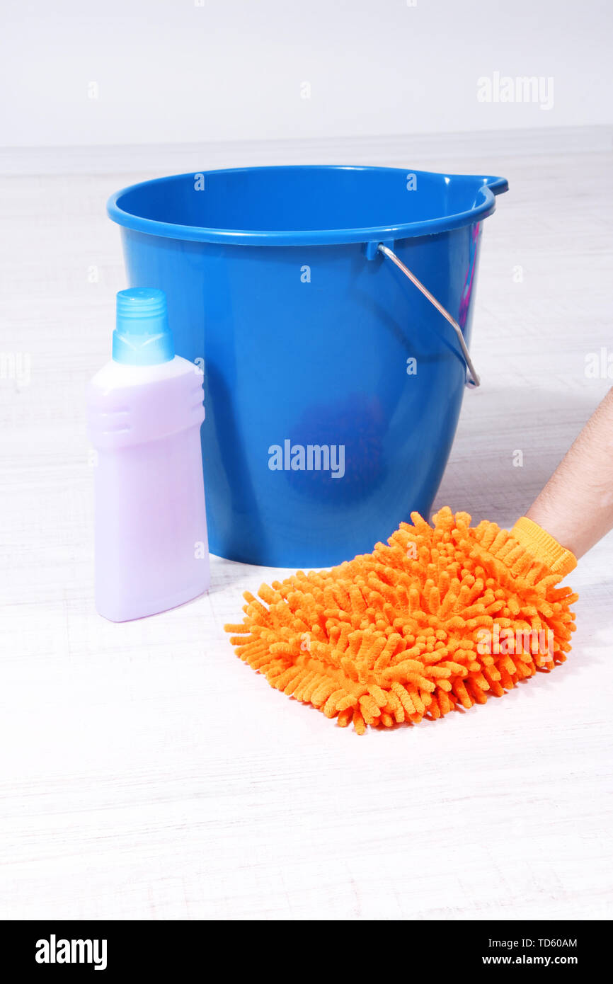Washing the floor and all floor cleaning Stock Photo - Alamy