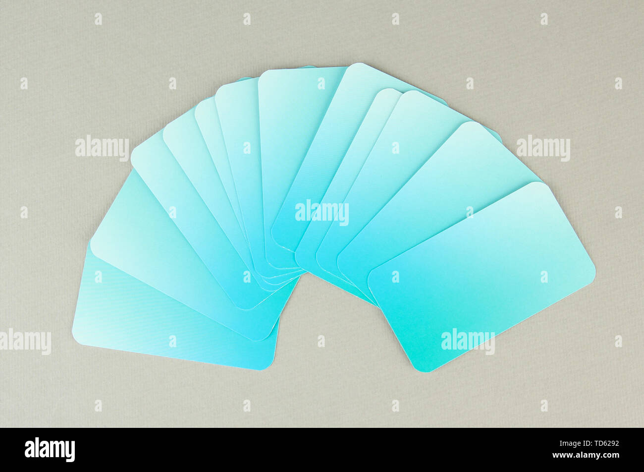 Business cards, on color background Stock Photo - Alamy