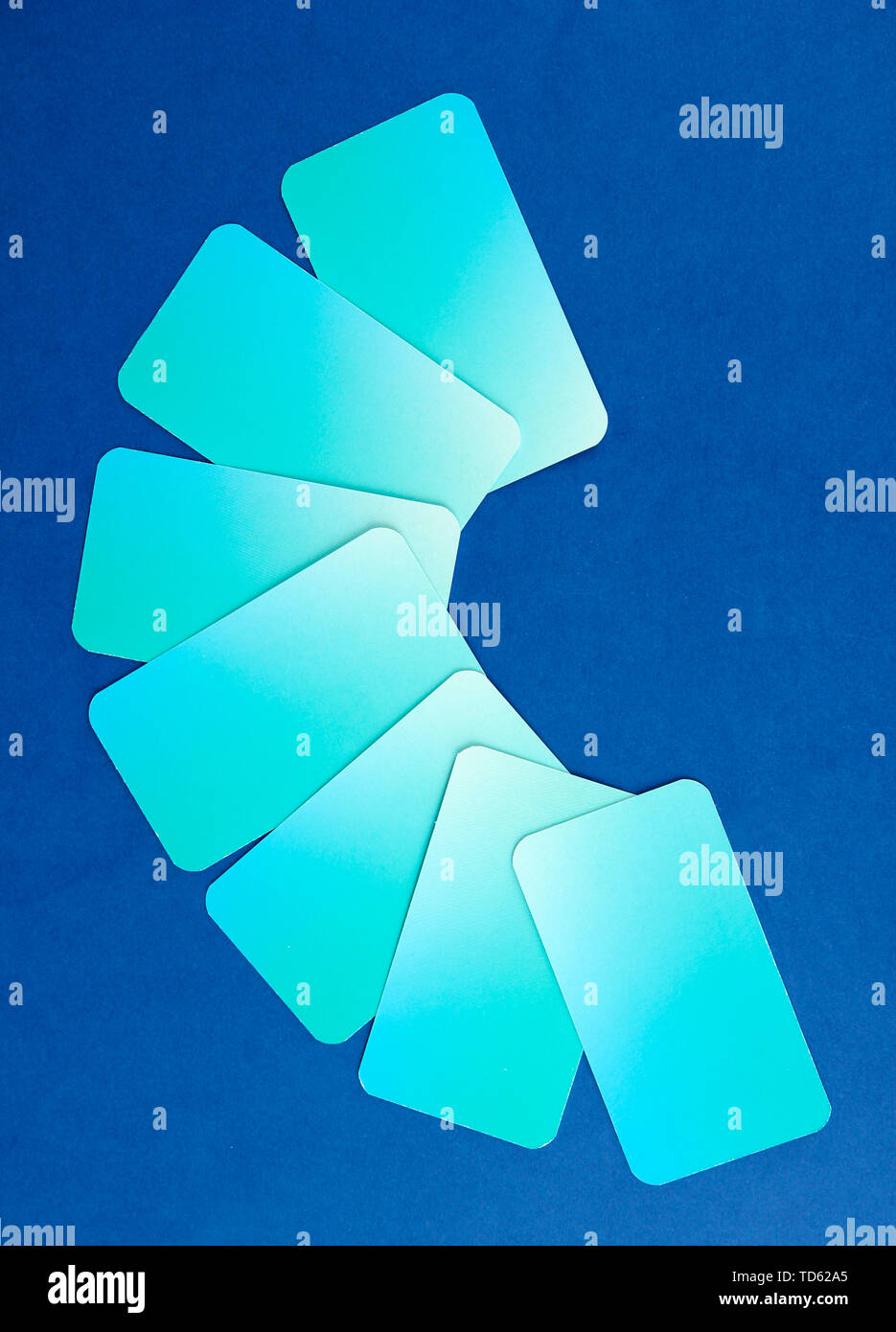 Business cards, on color background Stock Photo - Alamy