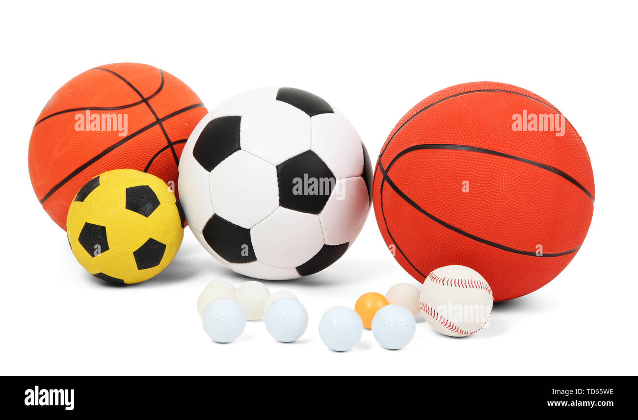 Different golf balls on Cut Out Stock Images & Pictures - Alamy