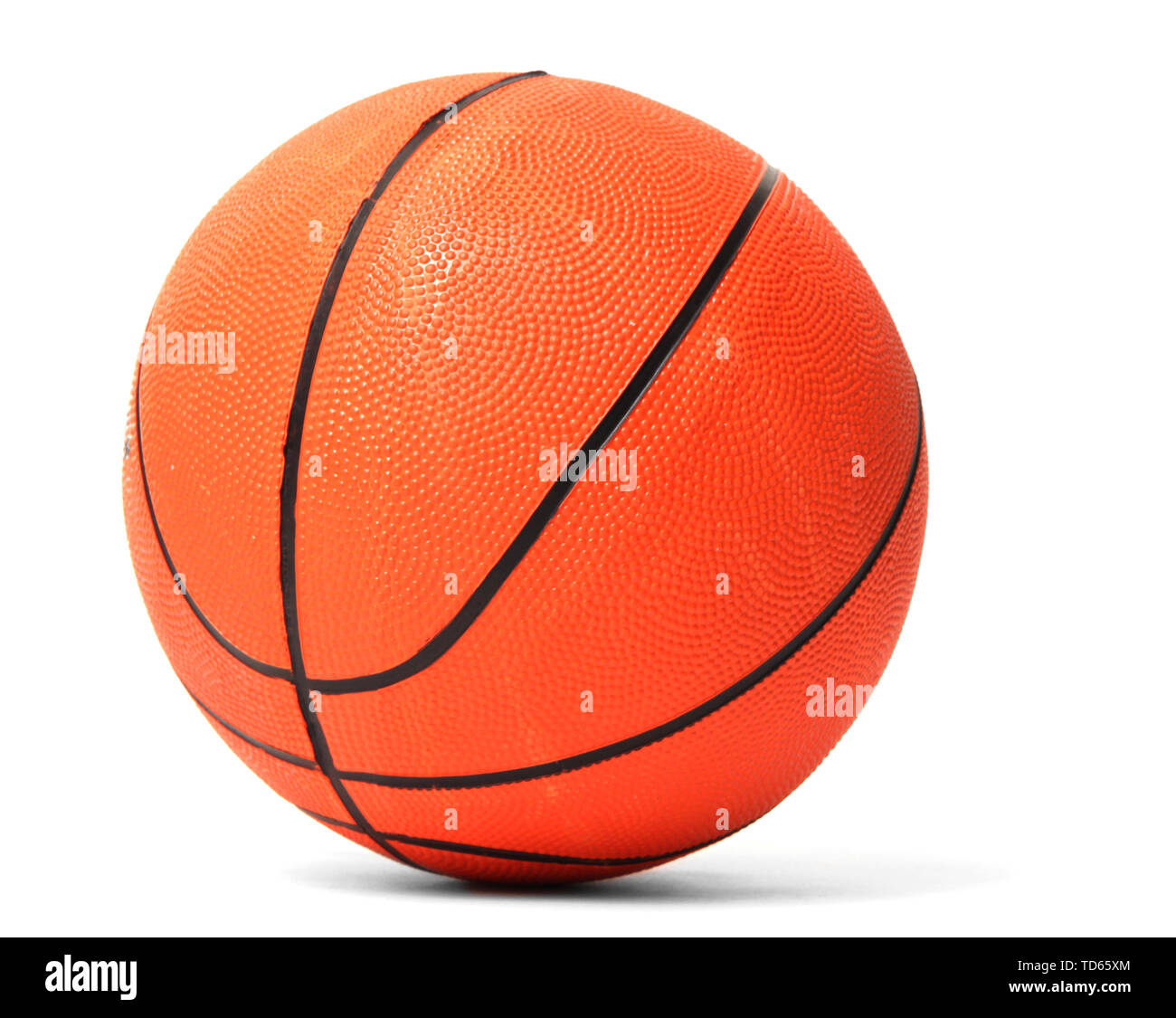 Basketball ball isolated on white Stock Photo - Alamy