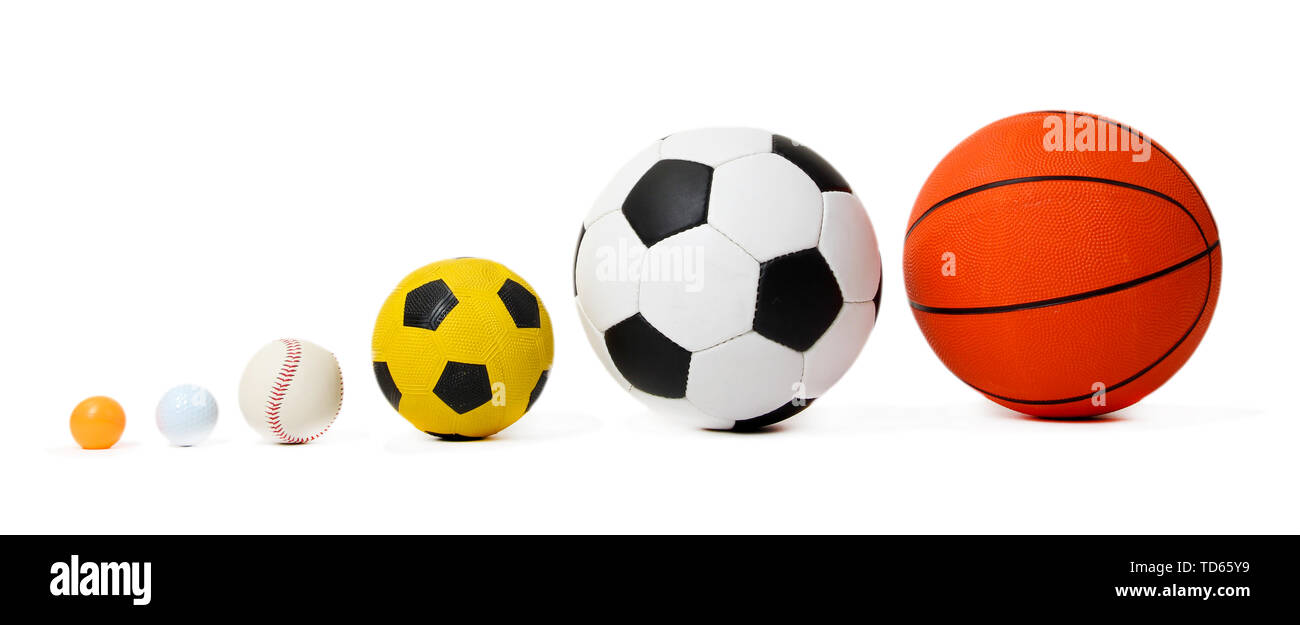 Different golf balls on Cut Out Stock Images & Pictures - Alamy