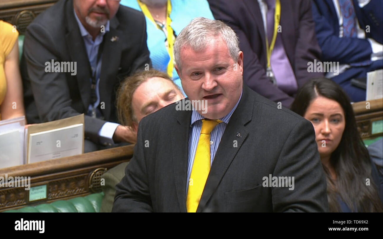 SNP Westminster leader Ian Blackford speaks during Prime Minister's ...