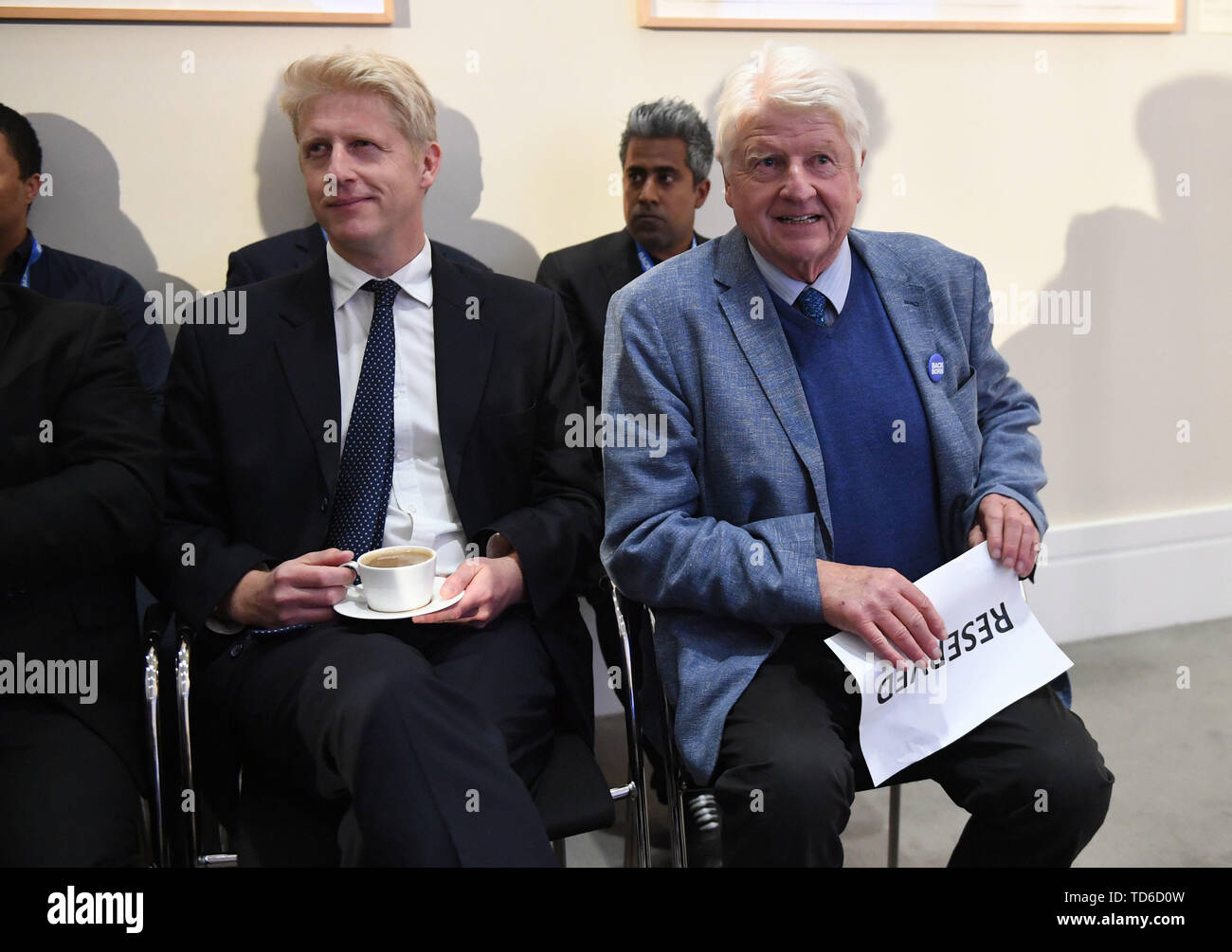RETRANSMITTED AMENDING LOCATION Boris Johnson's brother Jo (left) and ...