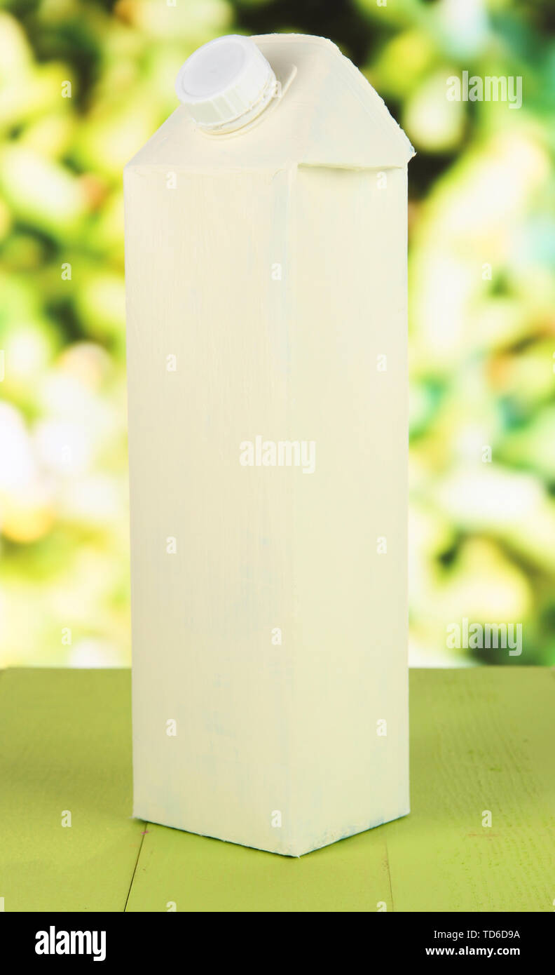 White empty packet juice milk hi-res stock photography and images - Alamy