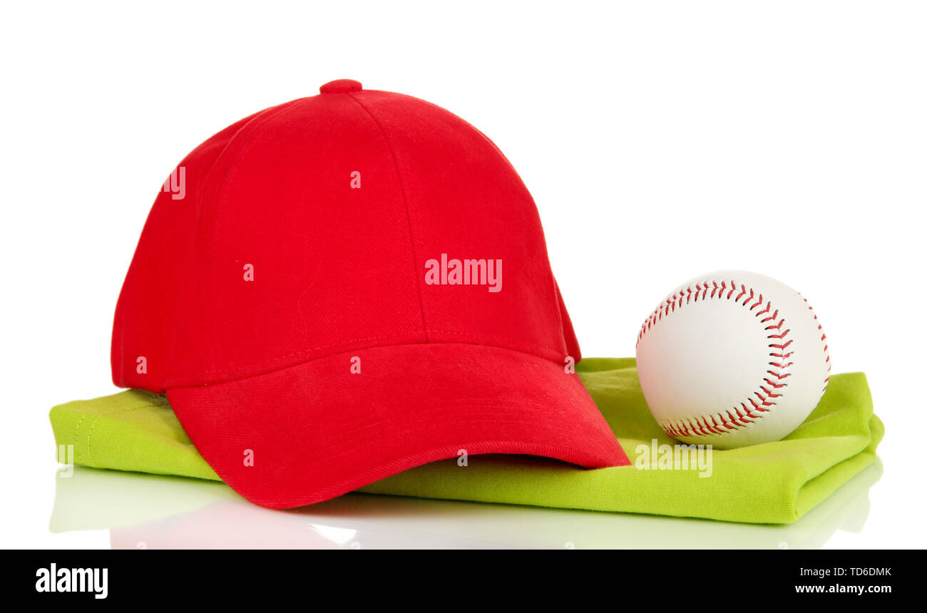 Blue peaked cap isolated on white Stock Photo - Alamy