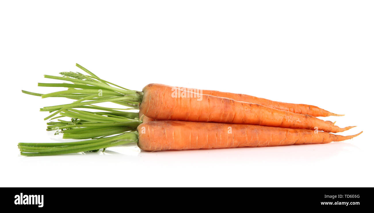 Carrots, isolated on white Stock Photo - Alamy