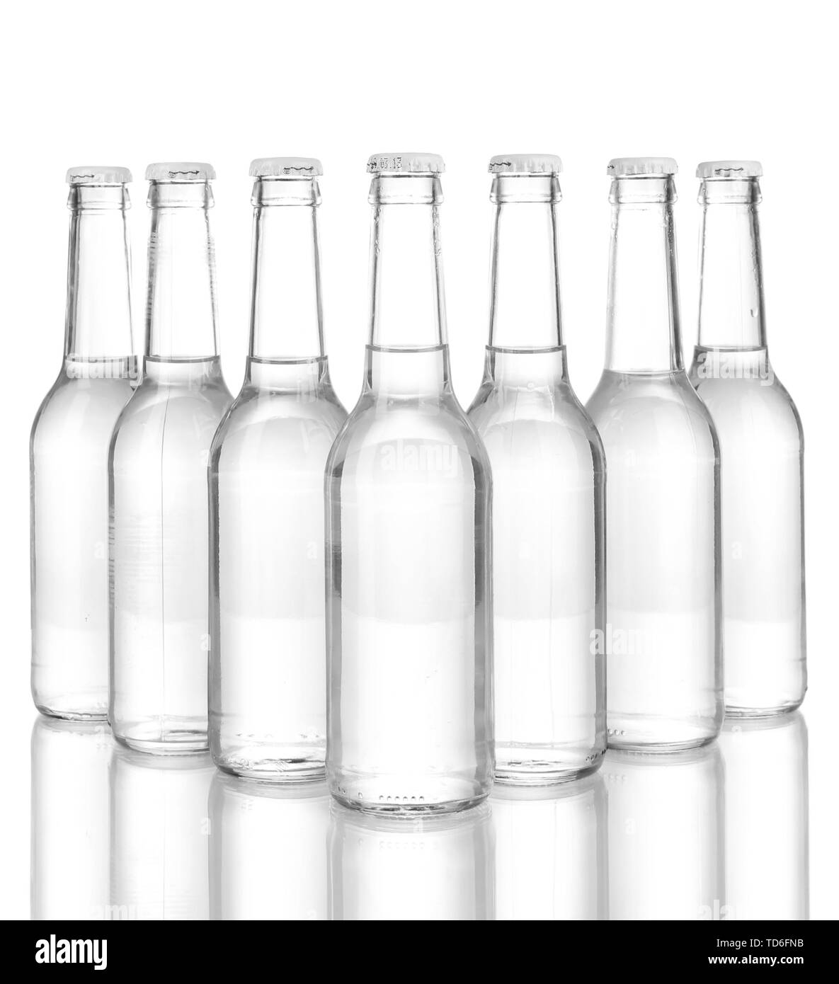 Water bottles isolated on white Stock Photo - Alamy