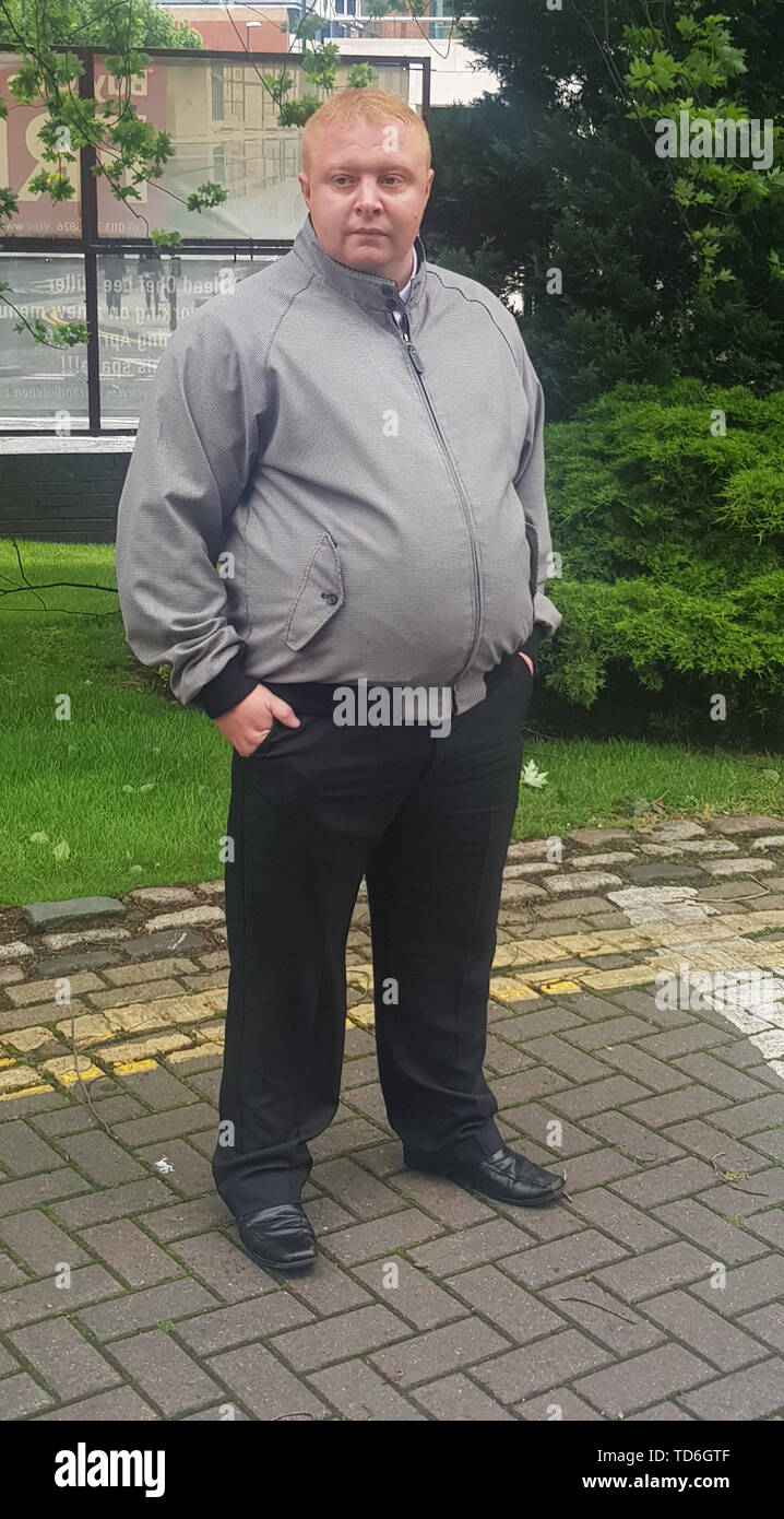 Darren Rawson outside the inquiry at the Crown Plaza Hotel, Leeds. The ...