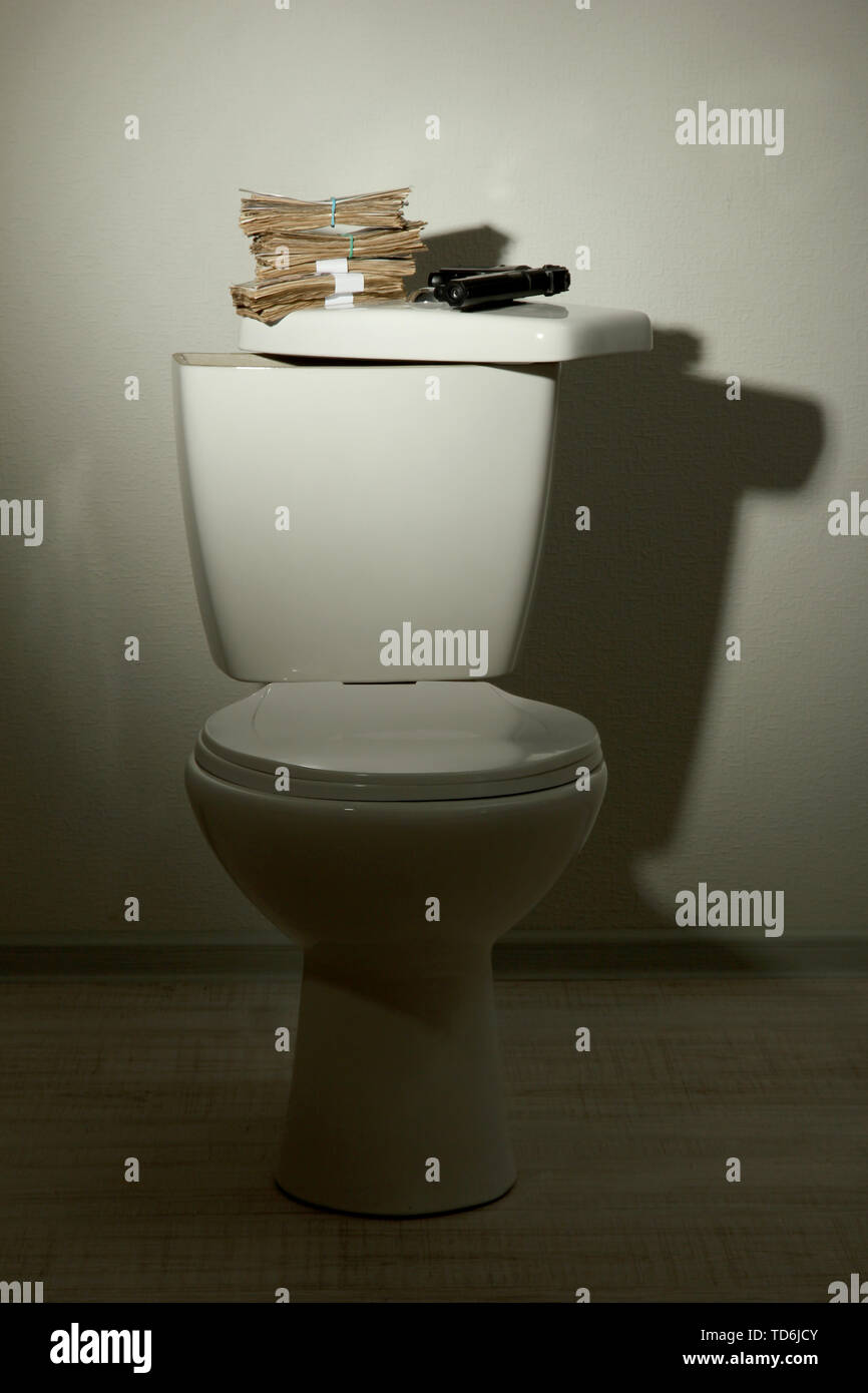 Gun in bathroom hi-res stock photography and images - Alamy