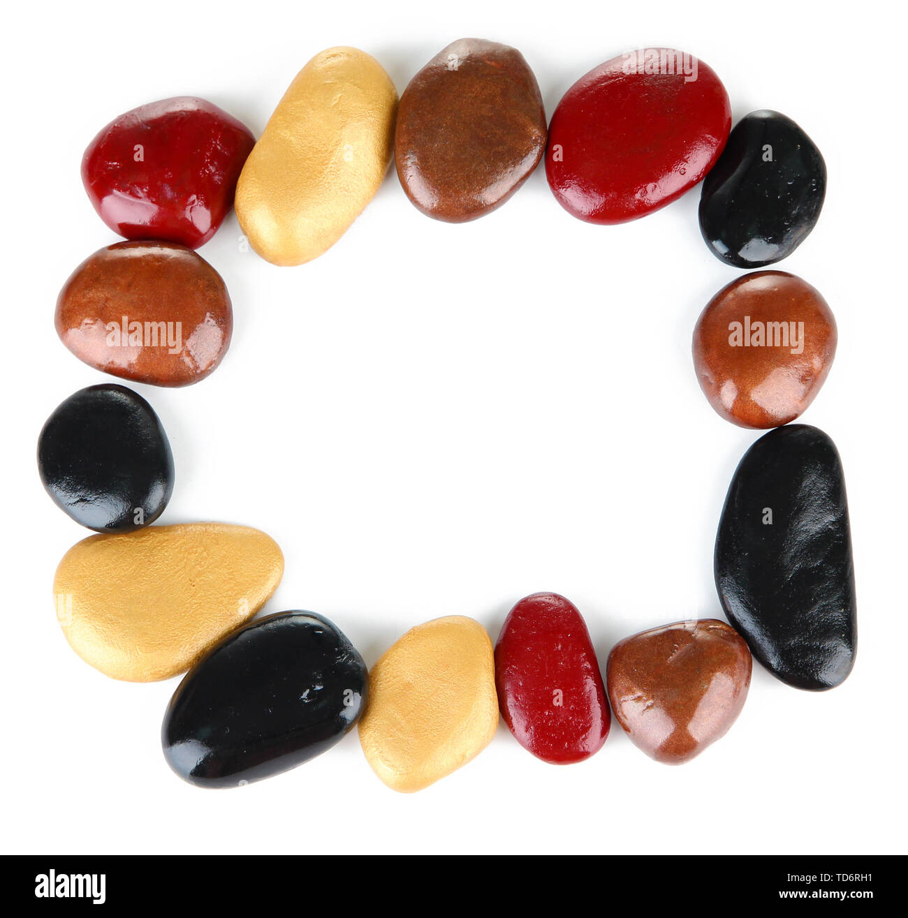 Gold pebbles Cut Out Stock Images & Pictures - Alamy